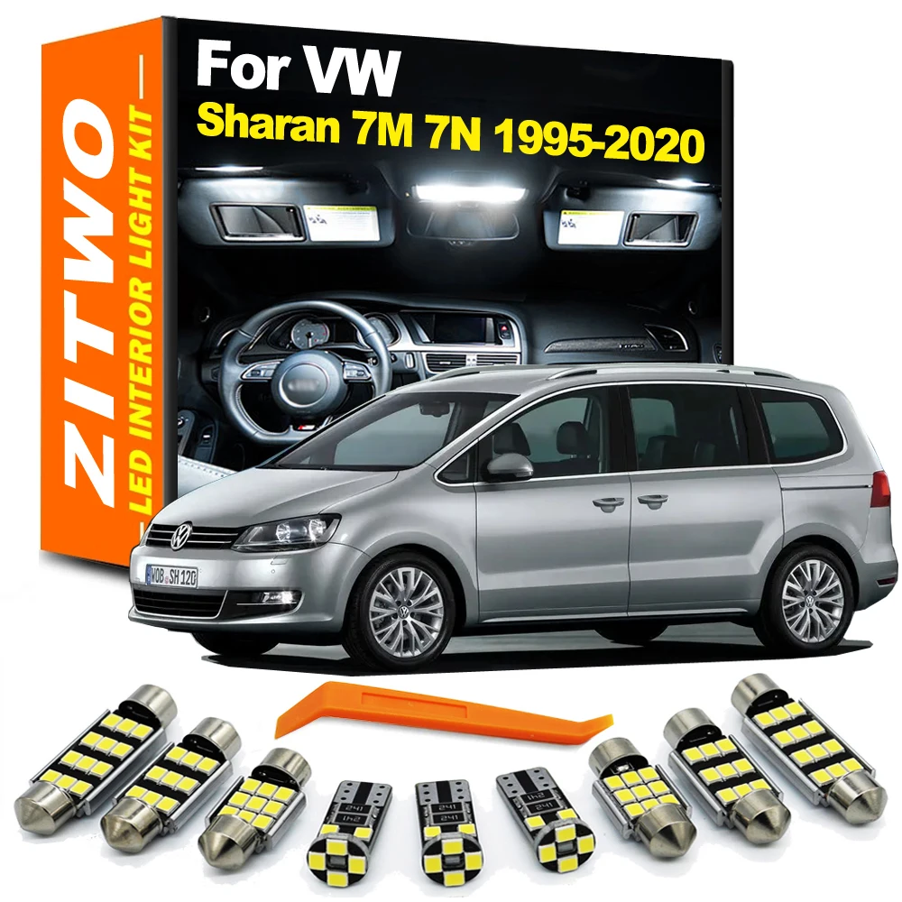 Zitwo Led Interior Dome Light Bulb Kit For Vw Volkswagen Sharan 7m 7n 1995 1996- 2015 2016 2017 ...