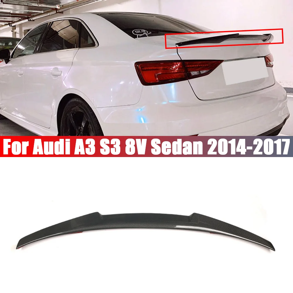 Car-Rear-Trunk-Boot-Lip-Spoiler-Wing-Lip-Glossy-Black-Carbon-Look-For ...