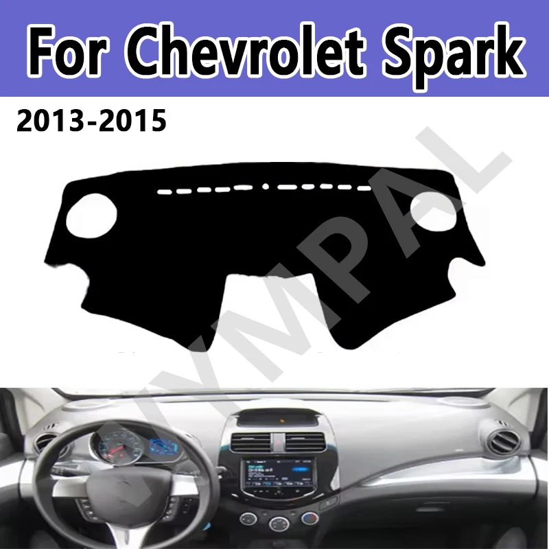 Car Dashboard Cover For Chevrolet Spark 2013 2014 2015 Dash Mat Sun ...