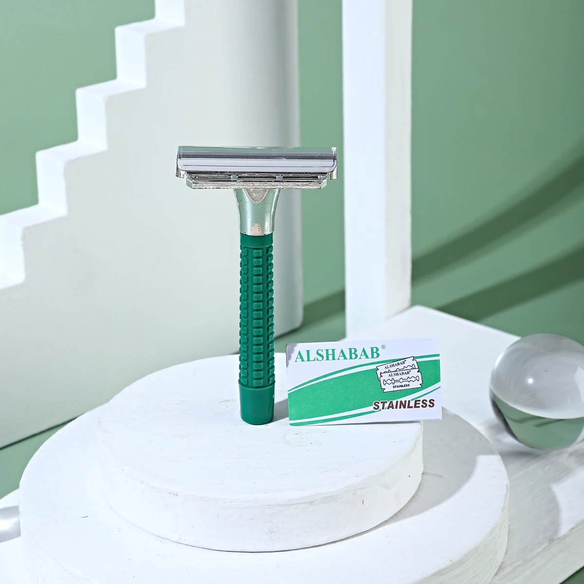 ALSHABAB-Plastic-Safety-Razor-For-Men-Shaving-Double-Edge-Barber-Razor ...