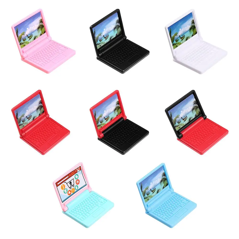 8-Colors-Imitation-Mini-Collapsible-Laptop-Office-Doll-Toy-Accessories ...