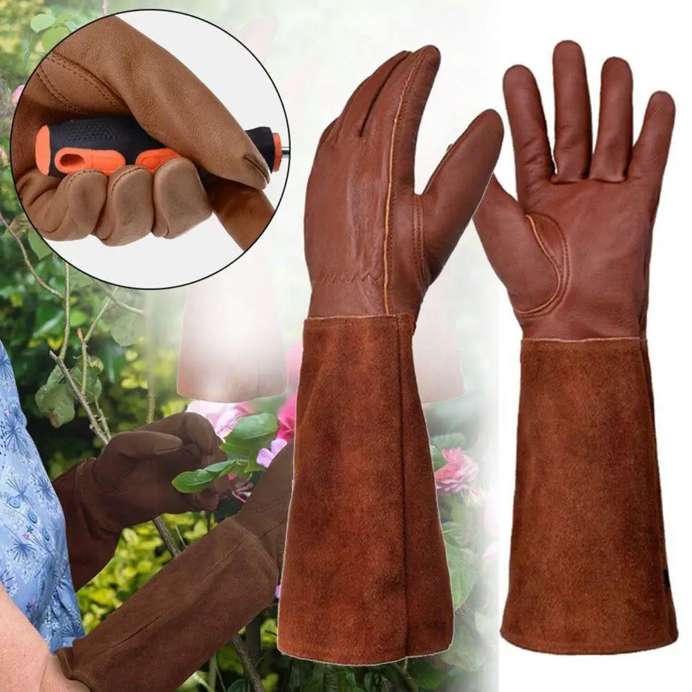 Glove Safety Professional Rose Pruning Thorn Resistant Gardening Gloves ...