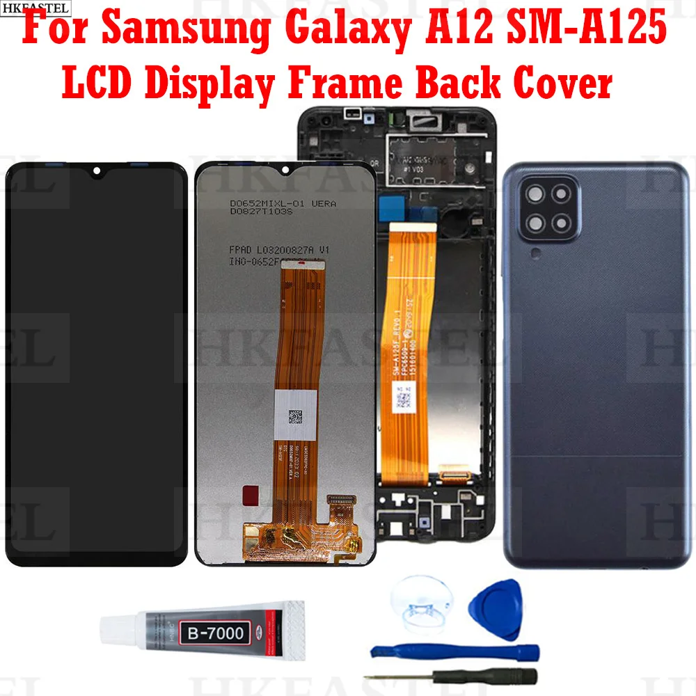 6.50" Original A12 LCD Display For Samsung Galaxy A125 A125F SM A125F LCD Touch Screen Digitizer ...