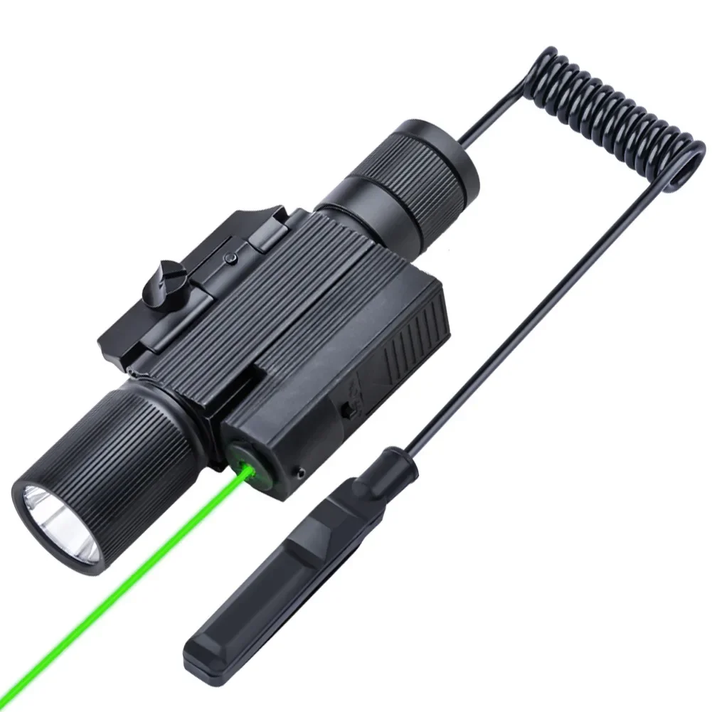 Richfire-Weapon-Light-Green-Laser-Combo-Tactical-Flashlight-Patrol ...