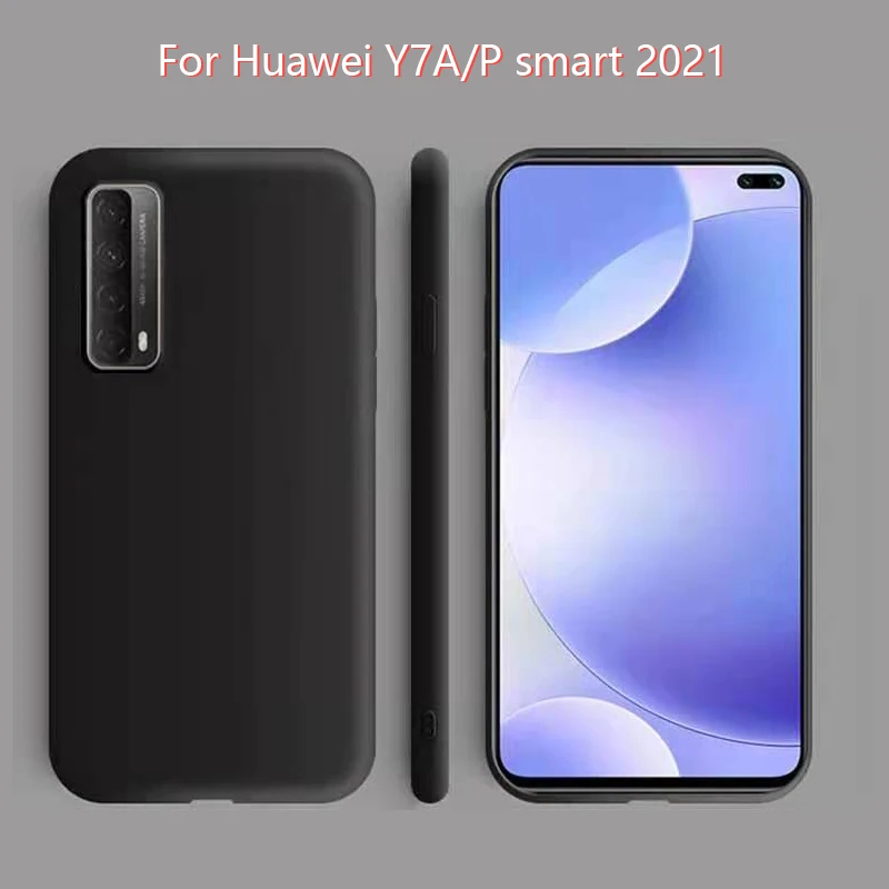 For-Huawei-Y7A-Y7-A-2021-6-67-Case-Candy-Colors-Silicone-Phone-Cases ...
