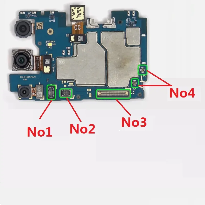 10PCS-Battery-LCD-Display-Signal-Antenna-Connector-Fpc-For-Samsung-A15 ...