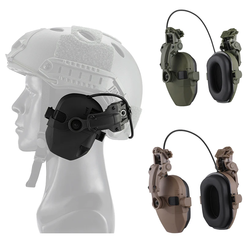 Airsoft-Shooting-Noise-Reduction-Earmuffs-Tactical-Helmet-Mounted ...