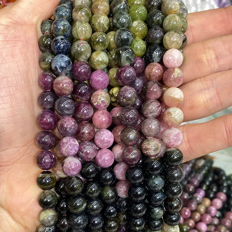 Semi-precious-Natural-stone-Tourmaline-White-Selenite-Clear-Cat-Eye ...