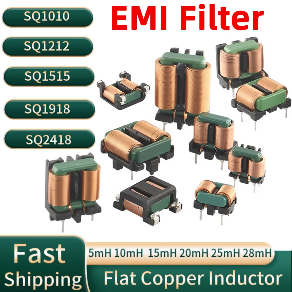 Inductor-de-filtro-EMI-de-alambre-de-cobre-plano-SQ-bobina-Toroidal ...