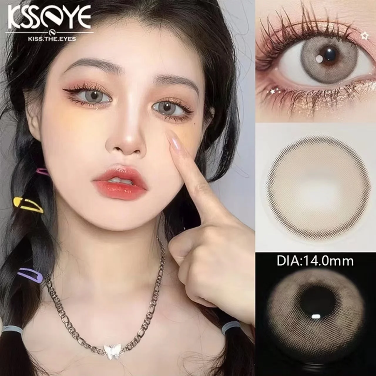 KSSEYE-2pcs-Color-Contact-Lenses-For-Eyes-Natural-Lenses-Beauty-Pupils ...