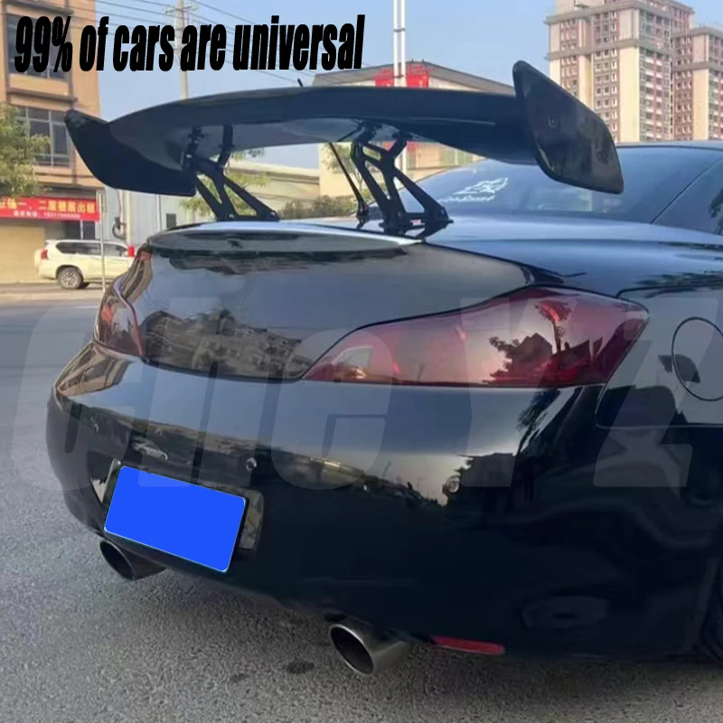 GT-Style-Q40-Real-Carbon-Fiber-Rear-Wing-Spoiler-Lip-Car-Rear-Trunk ...