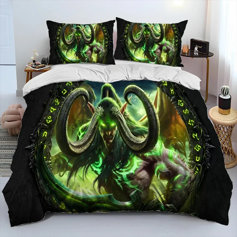 World of Warcraft,WOW ,Game Gamer Comforter Bedding Set,Duvet Cover Bed ...