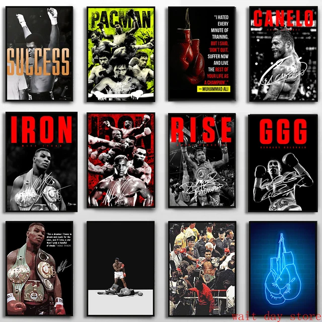 Boxing Legends Collage