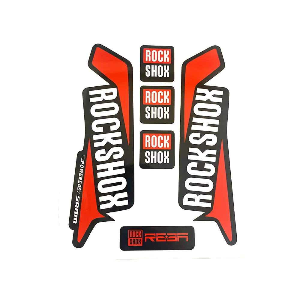 For Rock Shox Reba 2016 Fork Decal Mountain Bike Cycling Sticker ...
