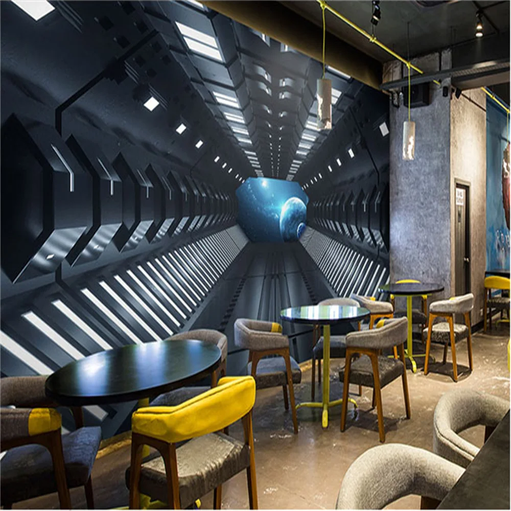 Testreszabott 3D -S Fotó Háttérkép Modern Absztrakt Art Ktv Falfestmény ...