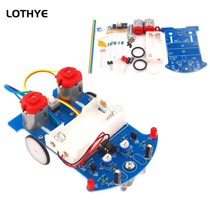 Intelligent-Tracking-Line-Car-DIY-Electronic-Kit-Automatic-Induction ...