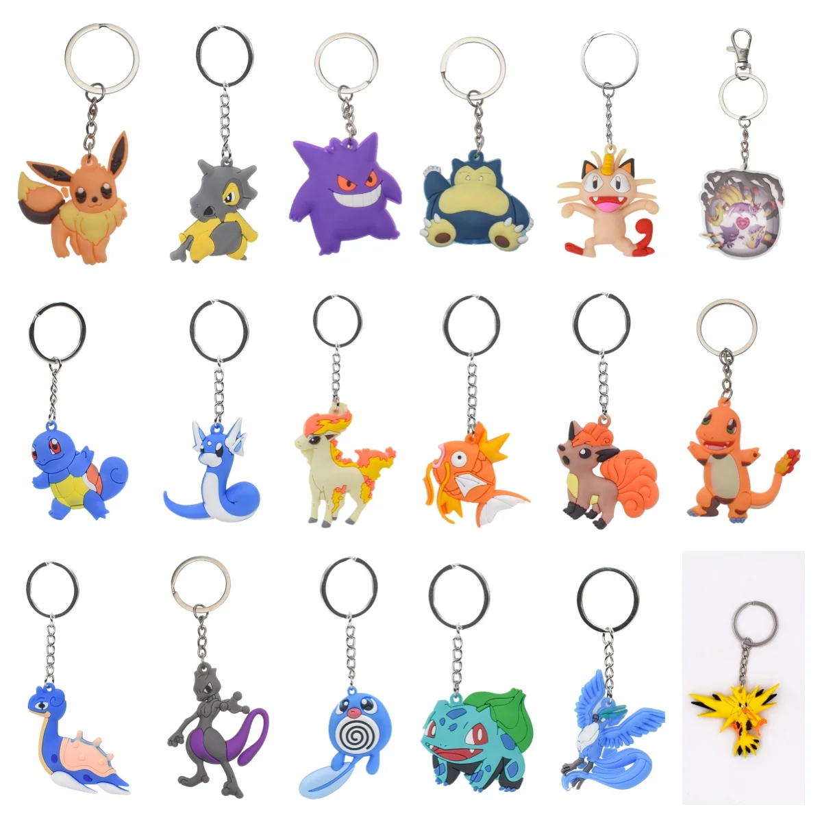 Llavero-colgante-de-Pok-mon-Eevee-Gengar-Cubone-Magikarp-Mewtwo ...