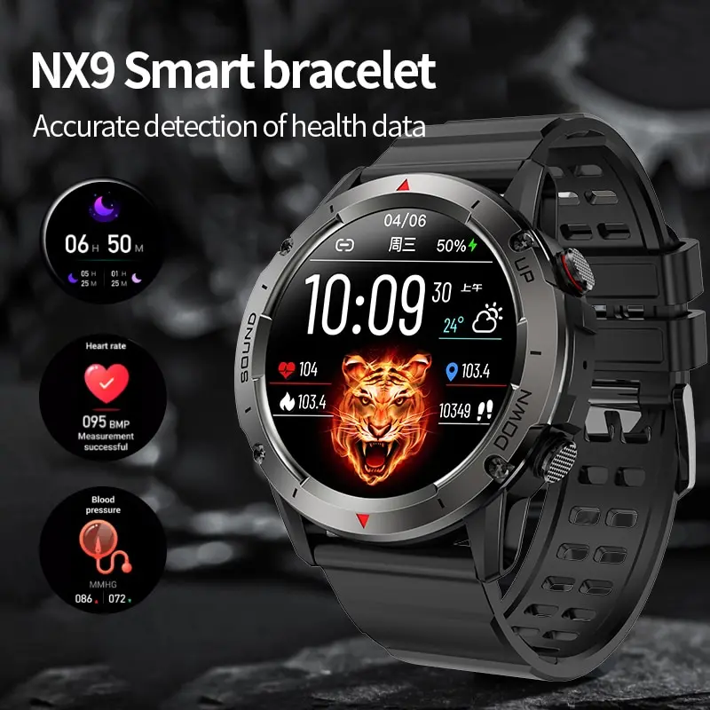 NX9-Smart-Watch-BT-Men-Women-HD-Full-Touch-Fitness-Bracelet-Heart-Rate ...