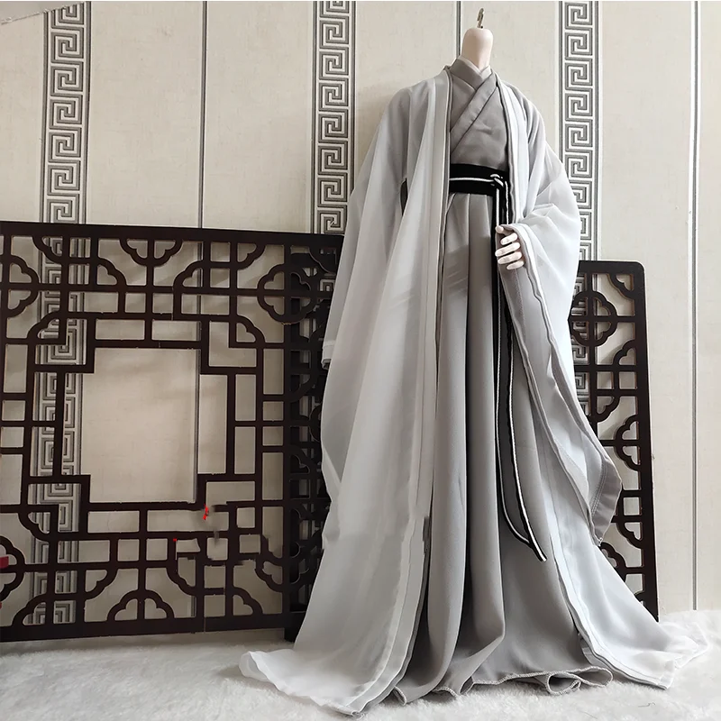 customize 1/6 Men Hanfu Chinese Ancient Loose Robe Tradition Hanfu ...