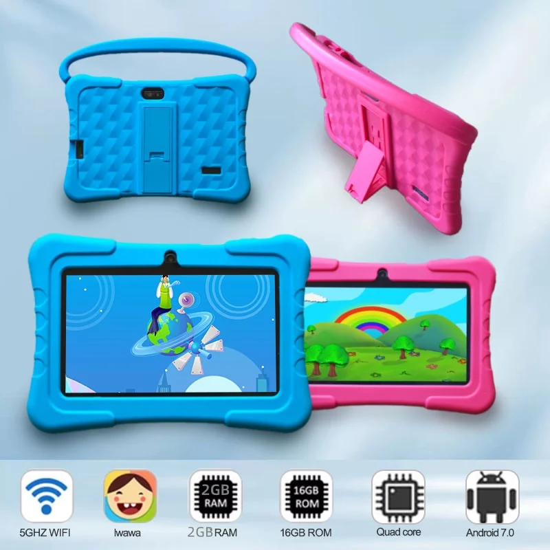 Tablet-Android-de-tela-HD-para-crian-as-brinquedos-infantis-7-2-GB-16GB ...