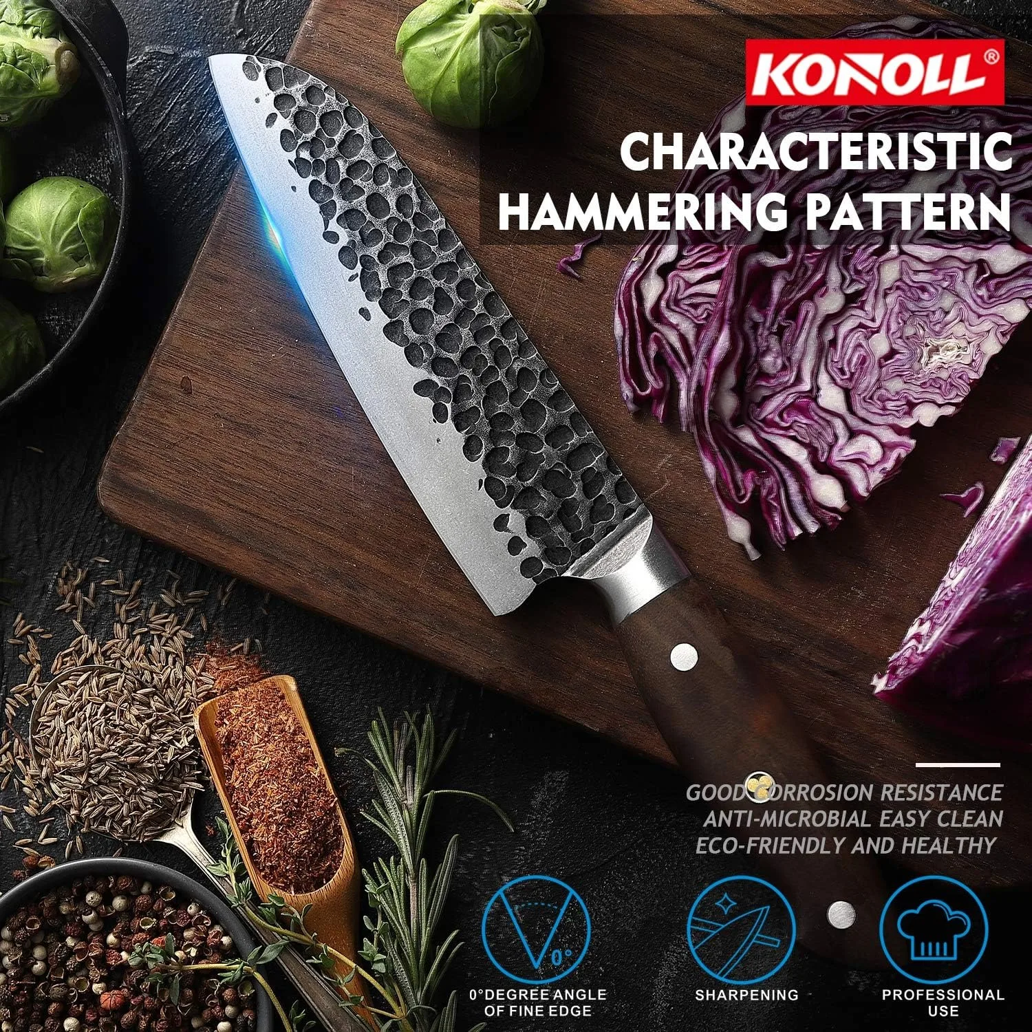 Konoll-Santoku-Knife-Forged-Handmade-7-Inch-Professional-Kitchen-Knife ...