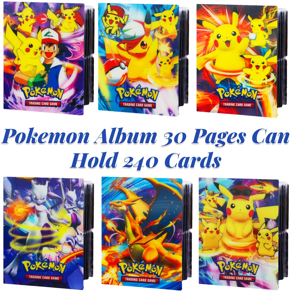 2023 Year Album Pokemon Card Album 240 Pcs Map Binder Collector Card ...