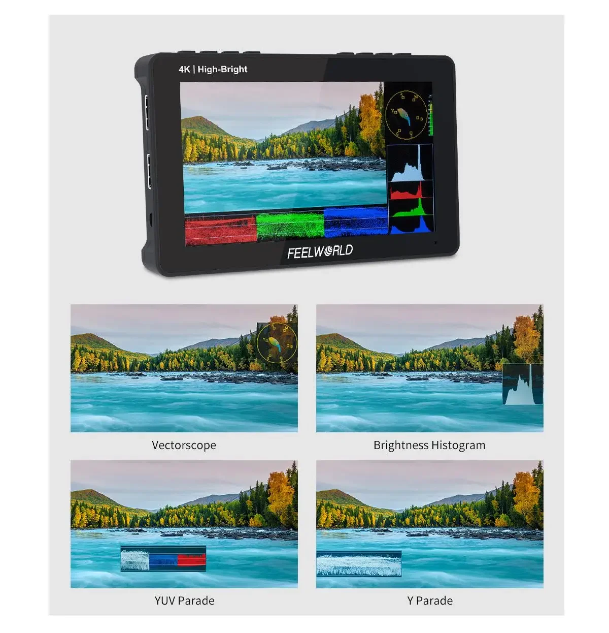 FEELWORLD F5 Pro X Monitor 5,5″ 1600 nits HDMI 4K