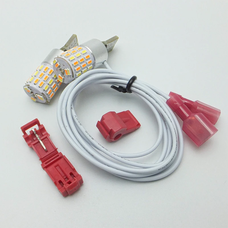 Car-Motorcycle-LED-Dual-Mode-T10-Signal-Turn-Light-Park-Light-Amber ...