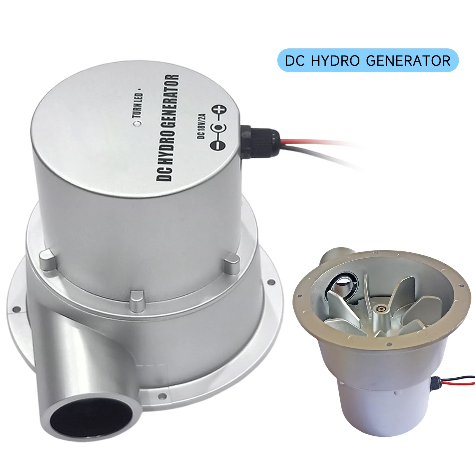 Brushless-DC-18V-36W-50W-Motor-Hydroelectric-Generator-Water-Flow ...