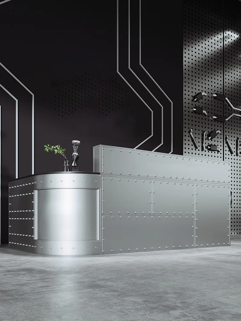 Retro Bar Cashier Bar Restaurant Business Creative Reception Desk ...