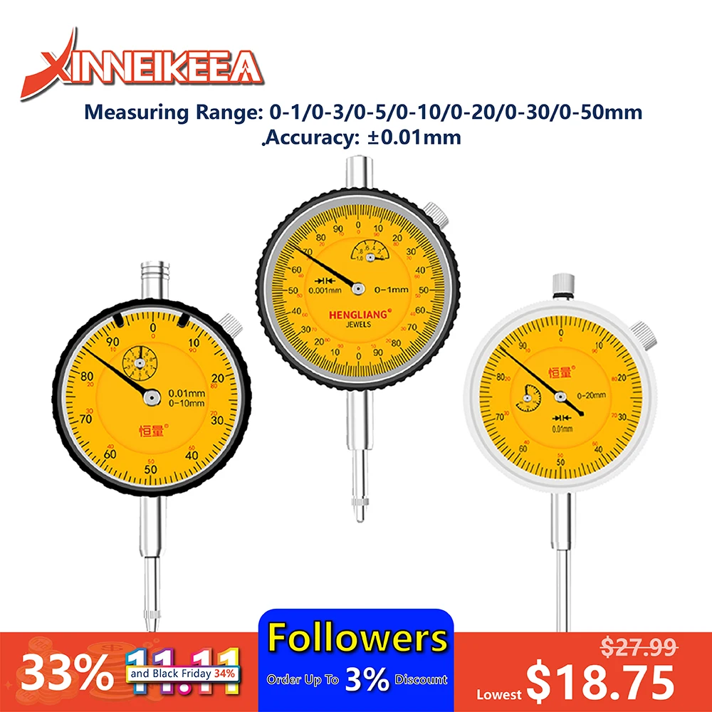 Boutique-Mechanical-Dial-Indicator-Stainless-Steel-Length-Measuring ...
