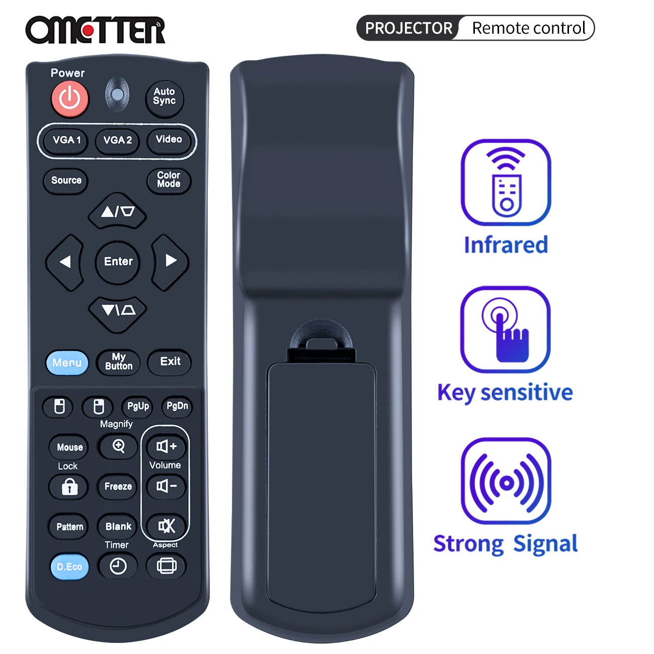 New-5040005400-for-Vivitek-Projector-Remote-Control-DH765Z-UST-DH768Z ...