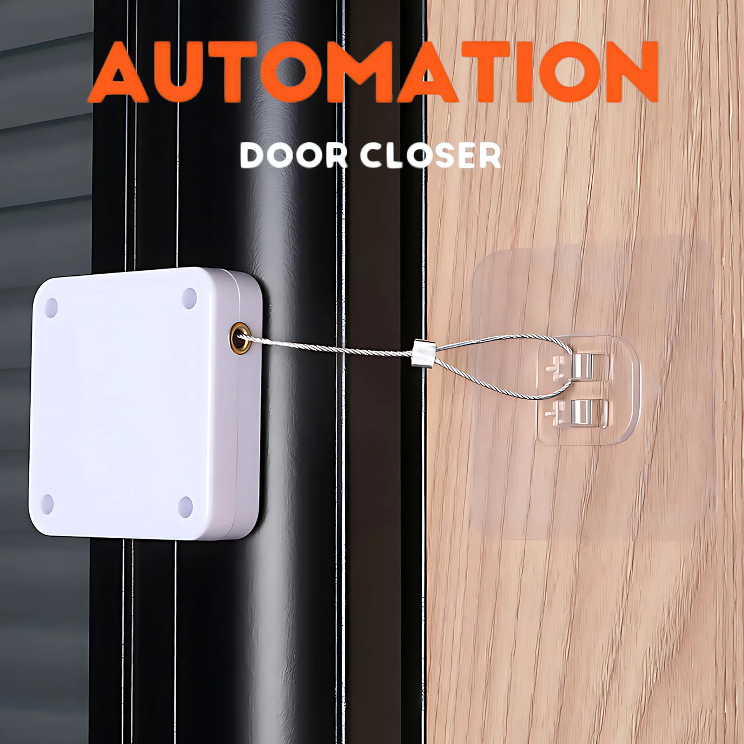Punch-Free-Automatic-Sensor-Door-Closer-Suitable-for-Residential-and ...