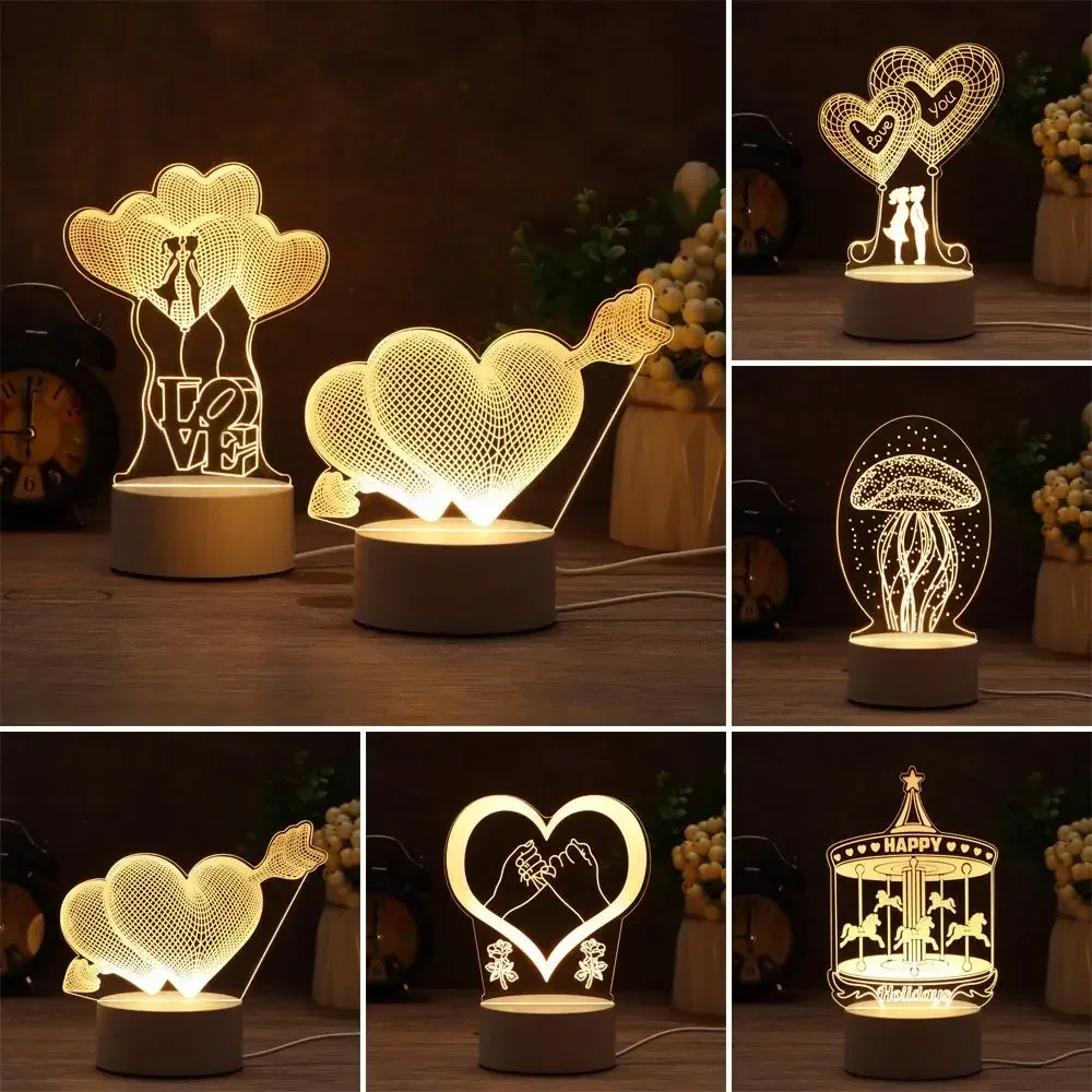 3D-Lamp-Acrylic-USB-LED-Night-Lights-Neon-Sign-Lamp-Xmas-Christmas ...