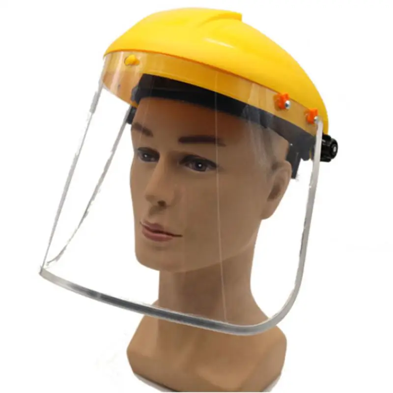 Transparent-Full-Face-Shield-Safety-PVC-Head-mounted-Eye-Screen-Hat-Eye ...