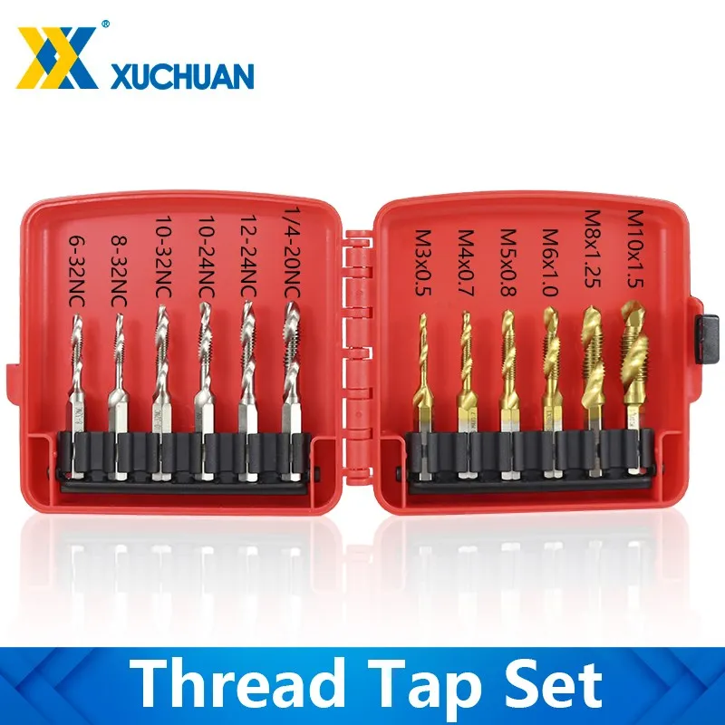 Taraud à filetage composé HSS, taraud à flûte en spirale, revêtement en ...