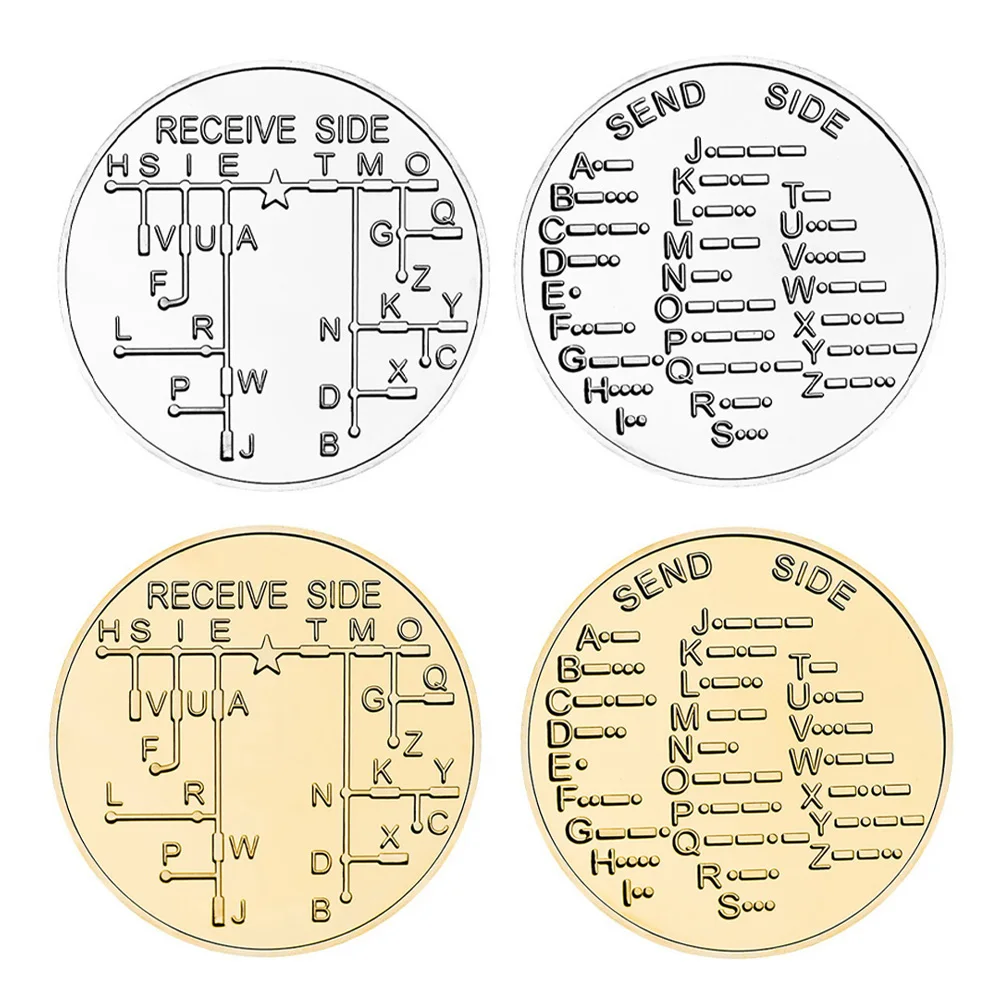 1pc Morse-code Training Coin Training Coin Morse-code Learning Tools ...