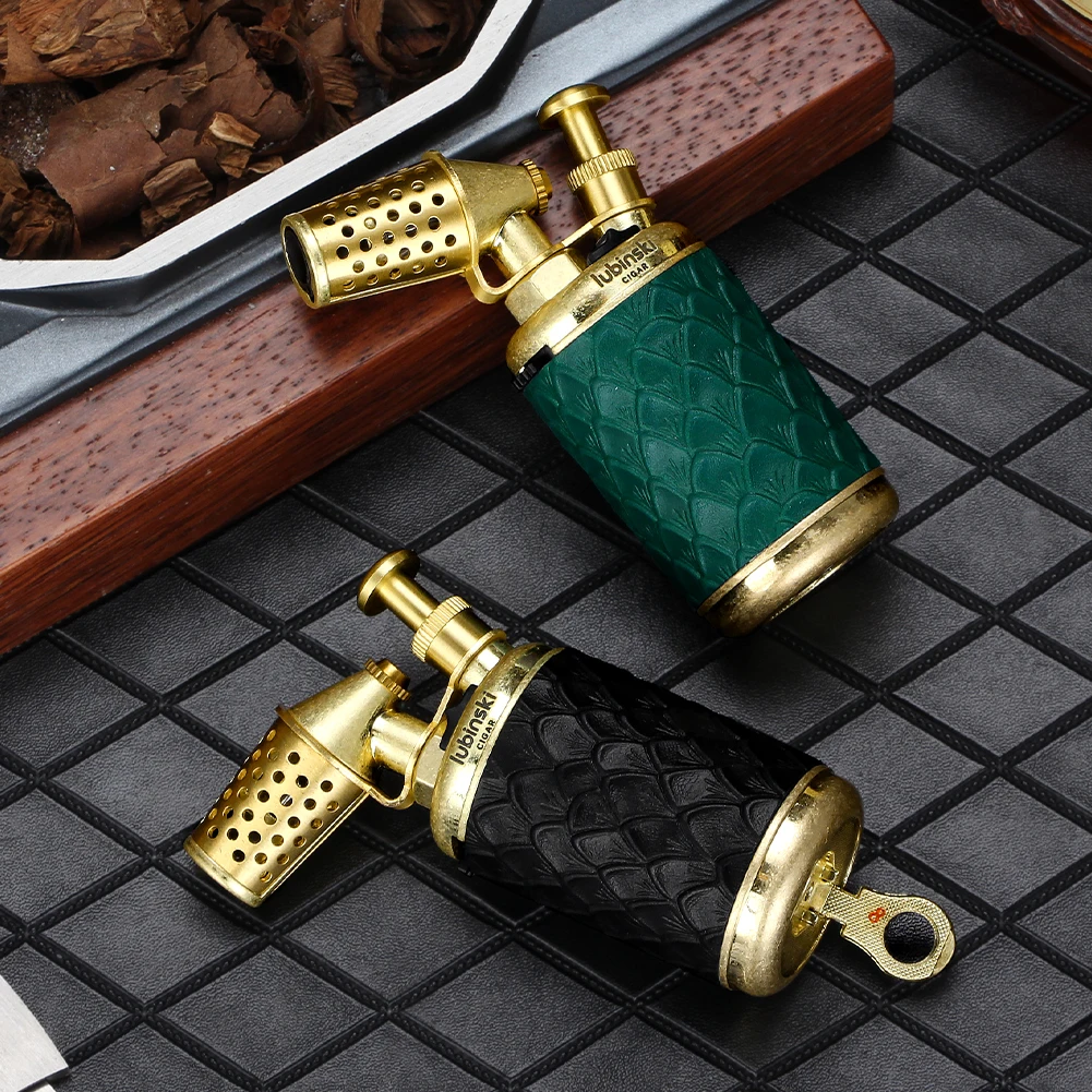 LUBINSKI-Table-Cigar-Lighter-Metal-Decorative-Home-Office-Torch ...