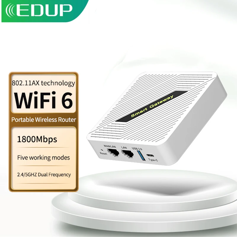 EDUP-Mini-W-ifi-6-Router-AX1800-2-4-5GHz-Dual-Band-Router-Gigabit ...
