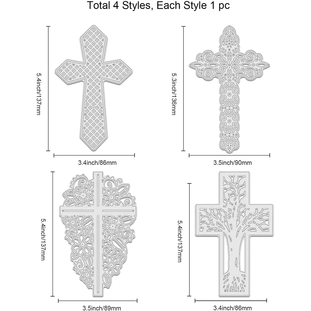 Wood Cross Stencils