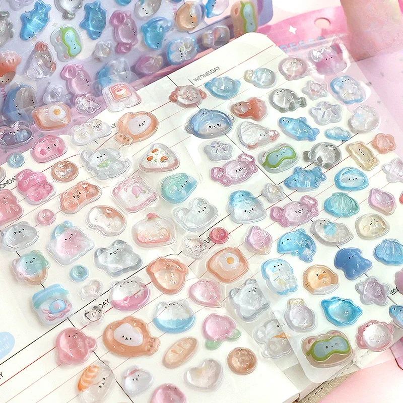 Cartoon-3D-Stickers-Animal-Stickers-for-Scrapbooks-Planner-Journals ...