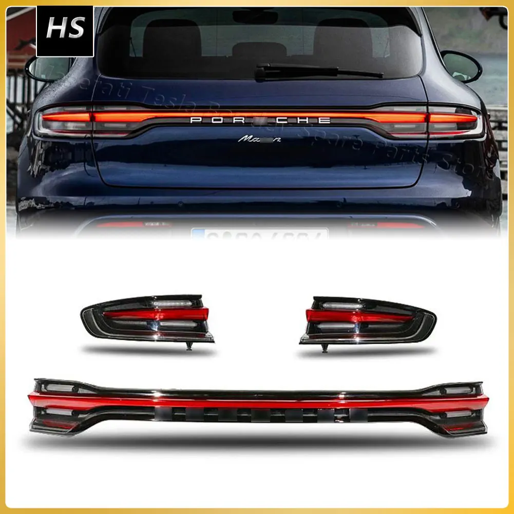 For-Porsche-Macan-2014-2017-LED-Through-Taillights-Assembly-Mid-Tail ...