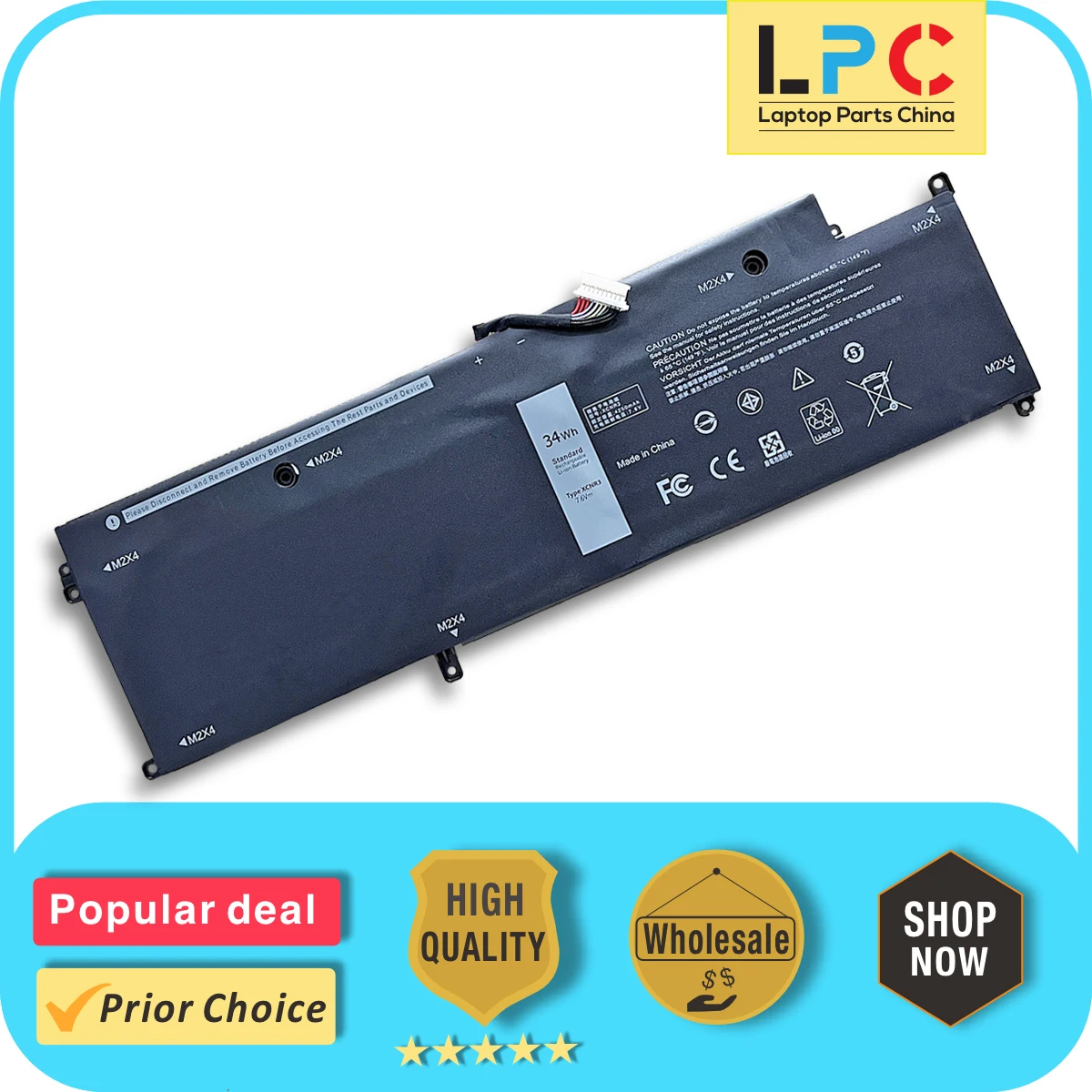 XCNR3-Laptop-Battery-For-Dell-Latitude-13-7370-E7370-Series-New ...