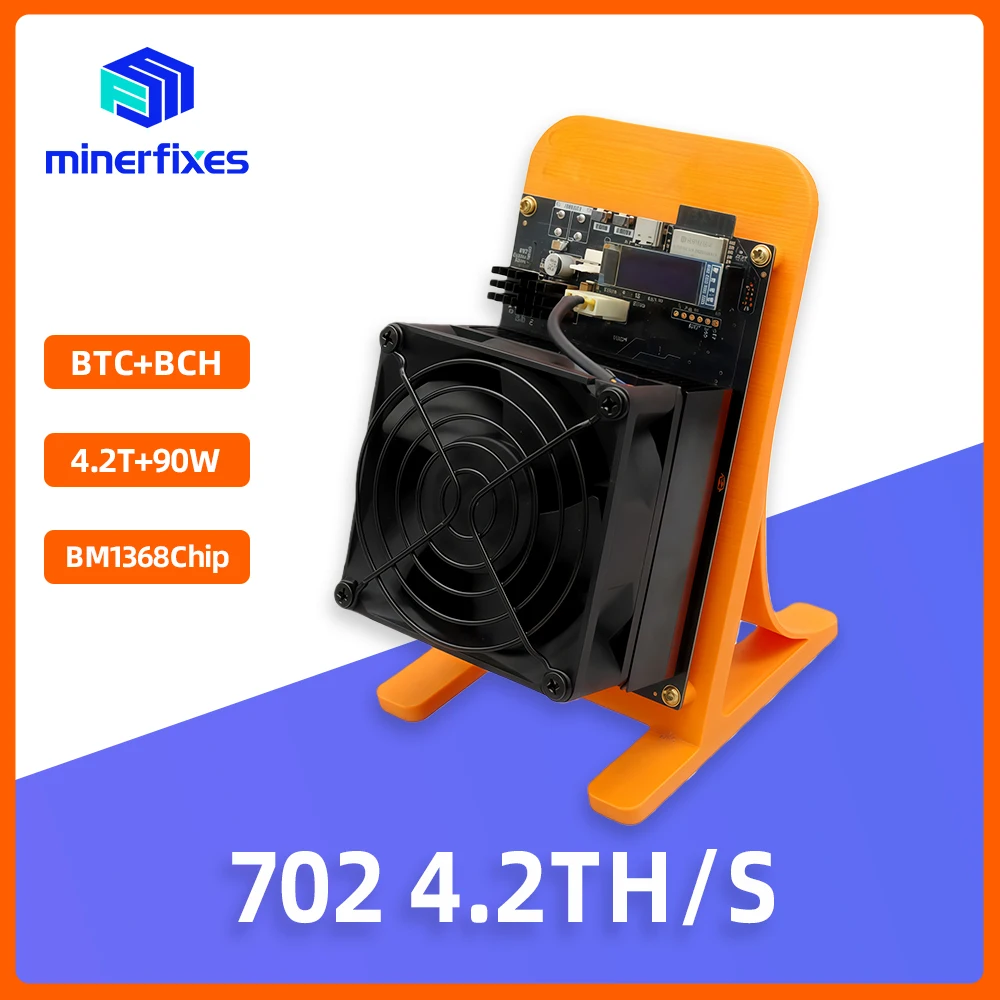 Minerfixes Bitaxe Supra Hex 702 4.2TH/s 90W BM1368 Asic Chip Crypto ...