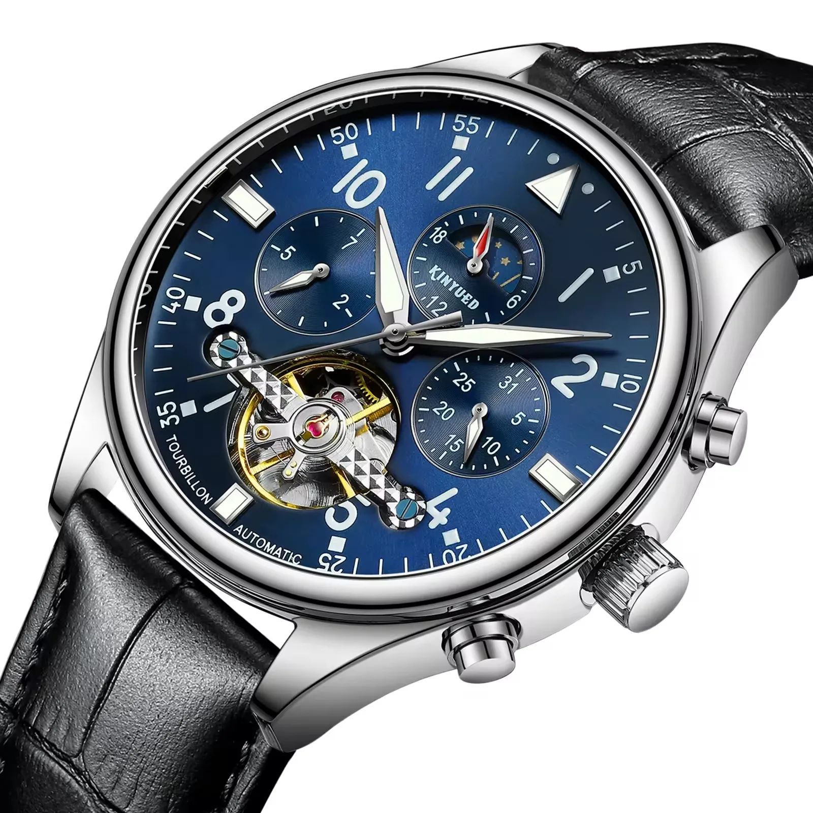 Classic-Automatic-Winding-Fashion-Wrist-Mechanical-Watch-For-Men-Young ...