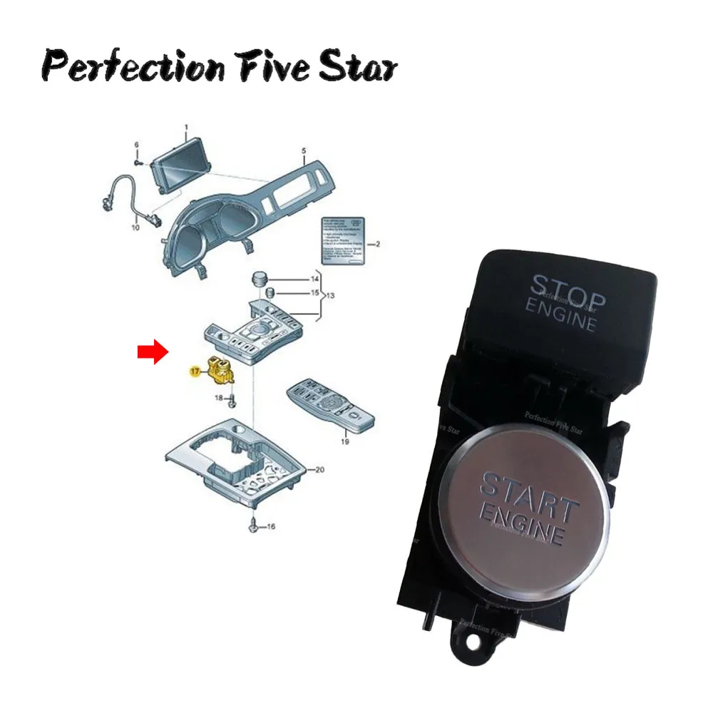 4L0905217B For Audi Q7 2010 2011 2012 2013 2014 2015 Motorstart ...