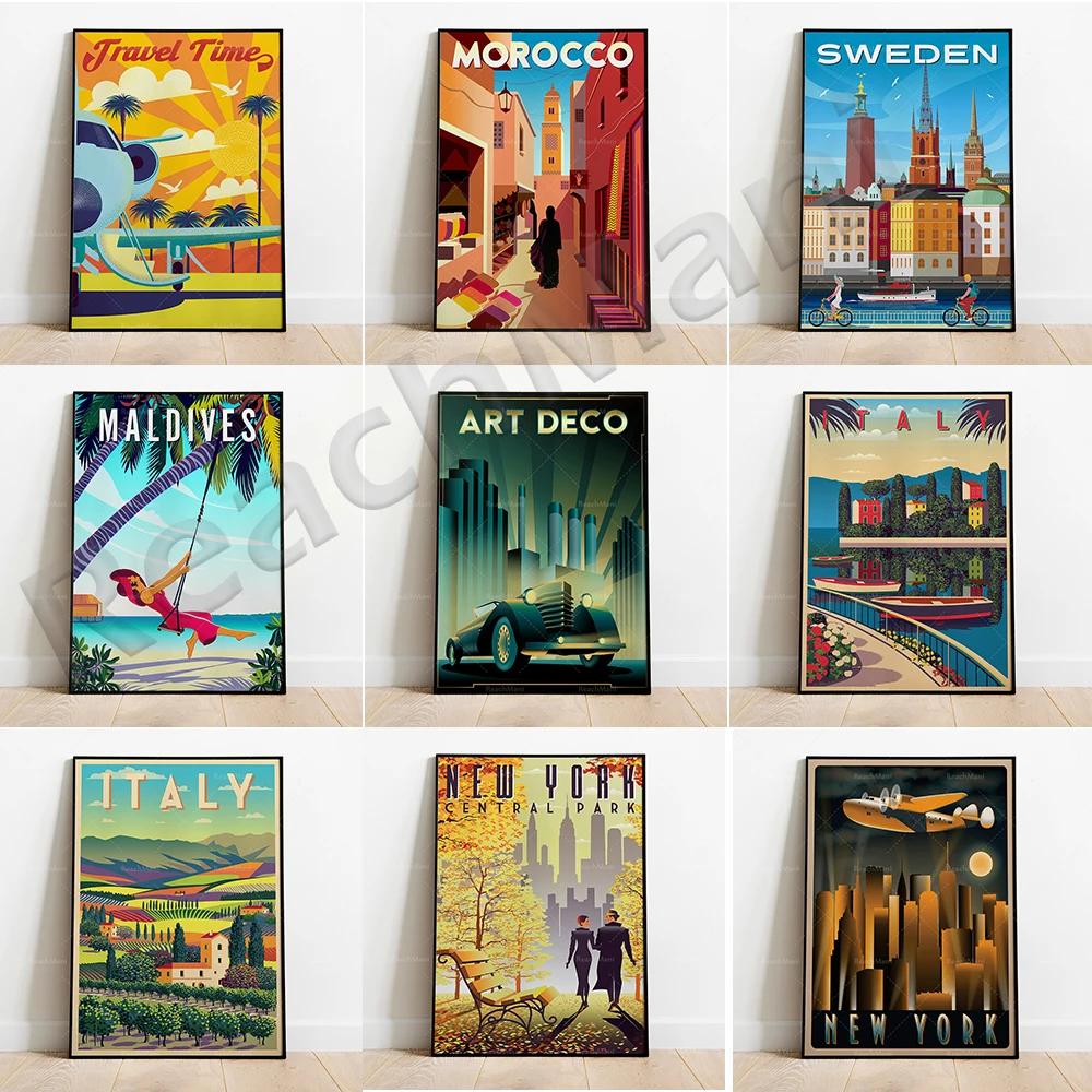 Art Deco Poster Travel