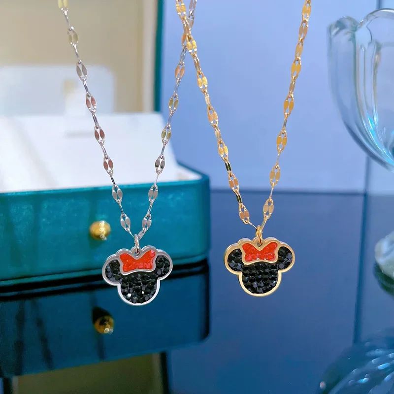 Disney-Cartoon-Zircon-Minnie-Mouse-Head-Pendant-Necklaces-for-Women ...