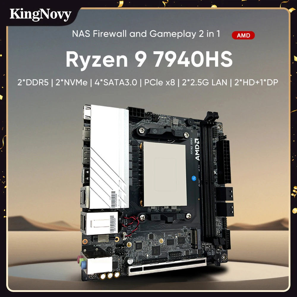 N17-NAS-Motherboard-AMD-Ryzen-9-7940HS-6900HX-2xNVMe-4xSATA3-0-1x ...
