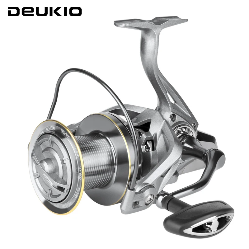 DEUKIO NGK8000-12000 6+1BB All Metal Spinning Reel 4.8:1 Gear Ratio ...